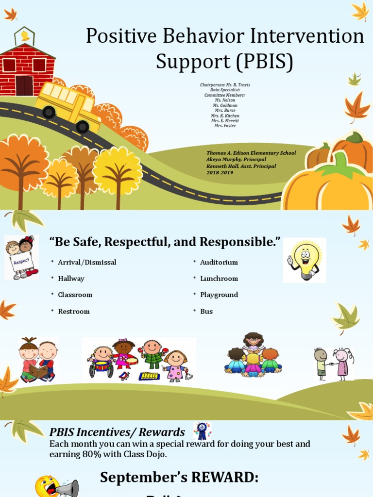 Assembly Positive Behavior Intervention Support Pbis Powerpoint R | PDF