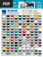 Tamiya Colour Chart | PDF | Conservation And Restoration Materials | Paint