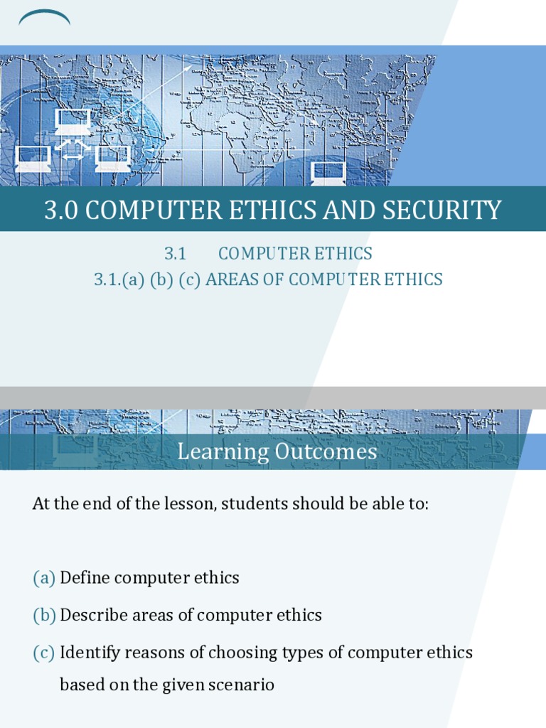 3.1 Areas of Computer Ethics | PDF | Intellectual Property | Spamming