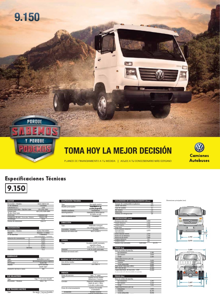 Previo Ficha W 9150 Campana Carga | PDF | Eje | Suspensión (Vehículo)