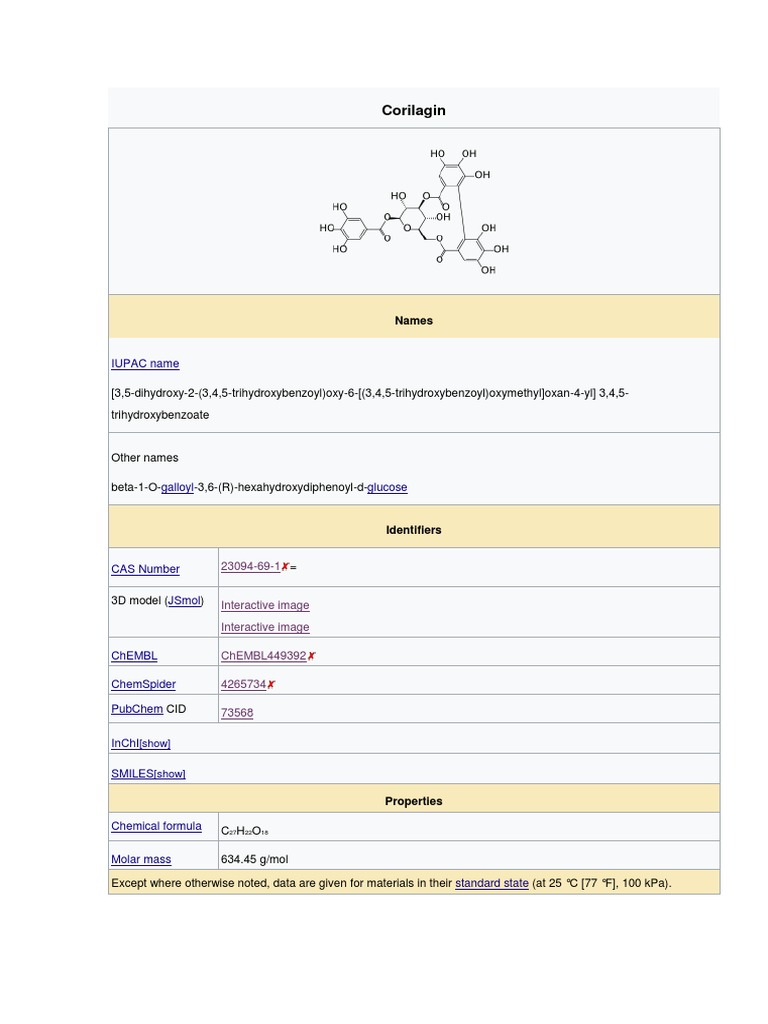 Corilagin | PDF