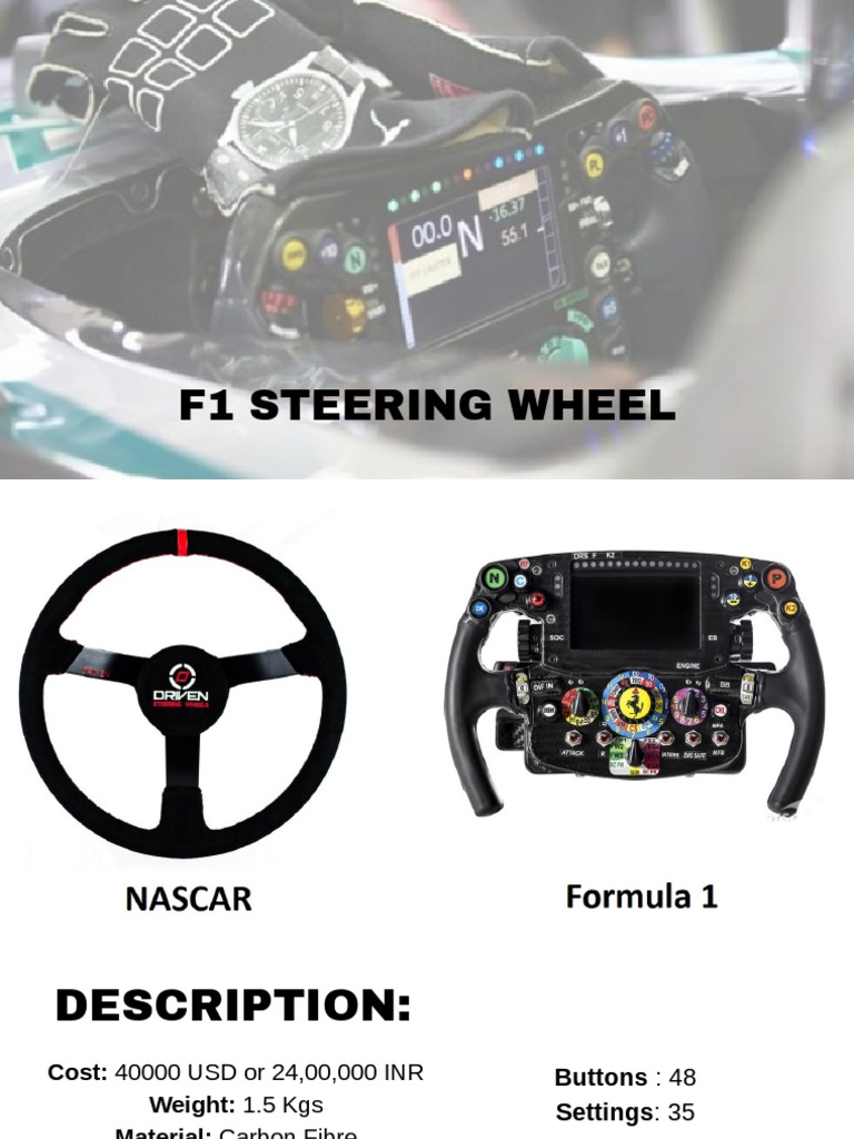 f1 Steering Wheel | PDF