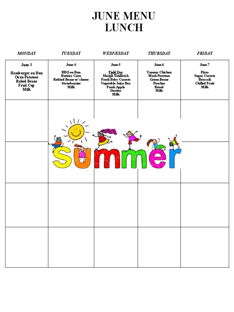 Lunch June 2019 | PDF