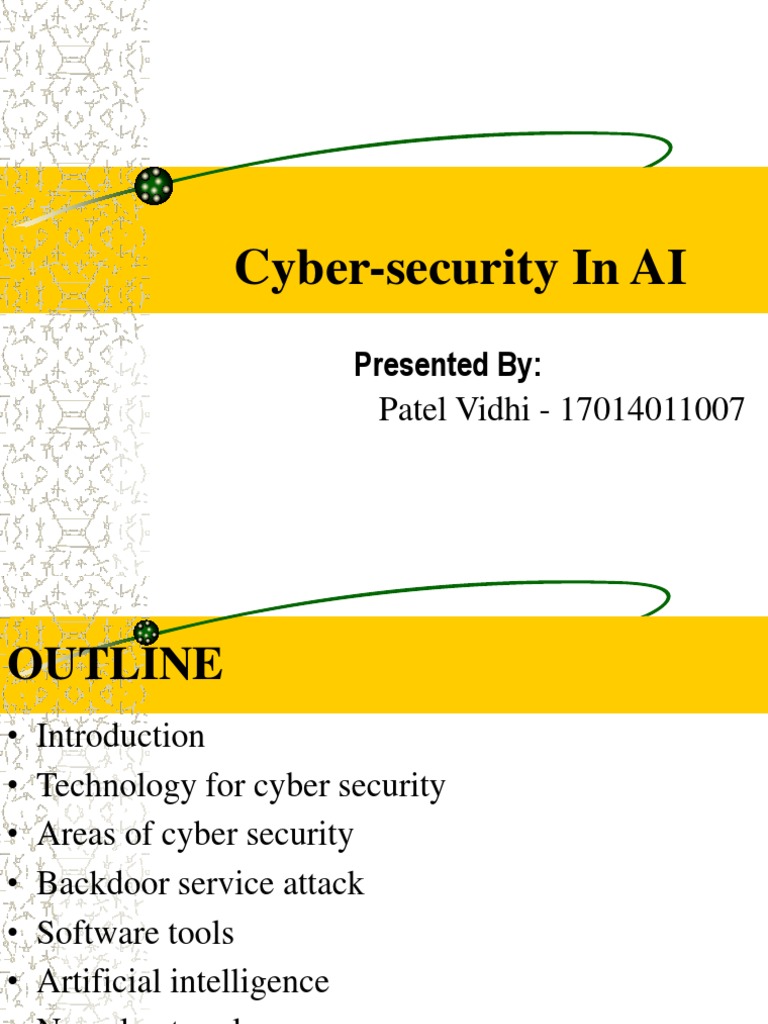Cyber-security In Ai: Presented By | Pdf | Computer Security | Security