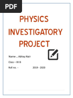 Physics Project File For Class 12th. | PDF | Electromagnetic Induction ...