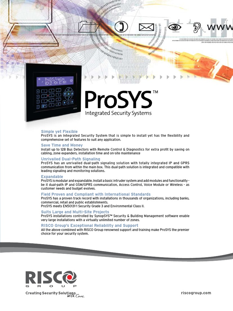 ProSYS Brochure en - LR | PDF | Security Alarm | General Packet Radio Service