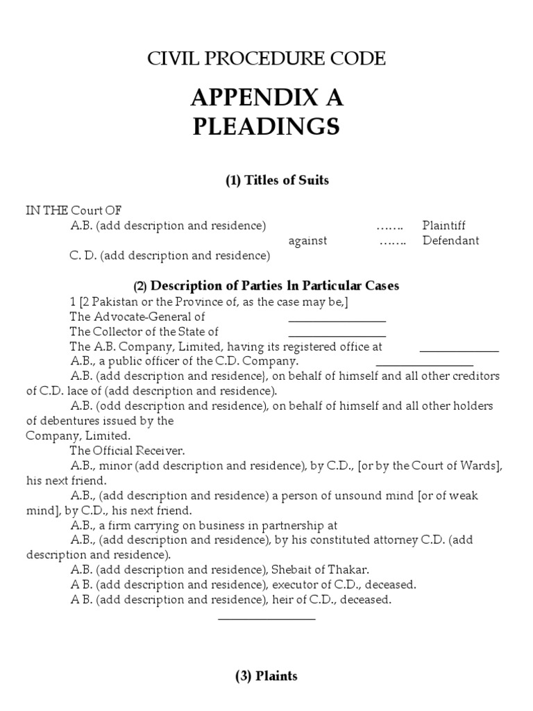 Code of Civil Procedure (Pleadings and Forms) | PDF | Lawsuit | Arrest