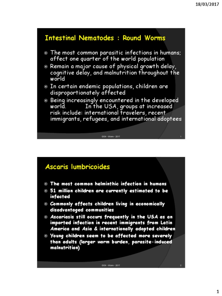 10.worm Infection (Rev 09.16) - 1 | PDF
