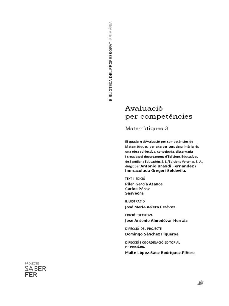 Eval Compet Matem 3 SH Voramar | PDF