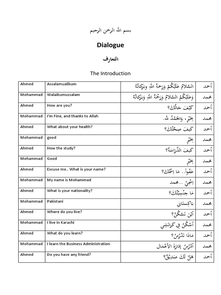 The Introduction in Arabic | PDF