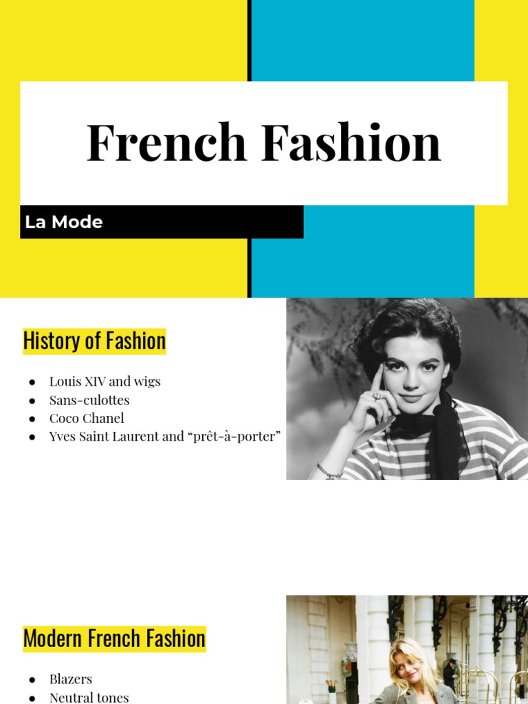 French Fashion | PDF | France | Fashion Design