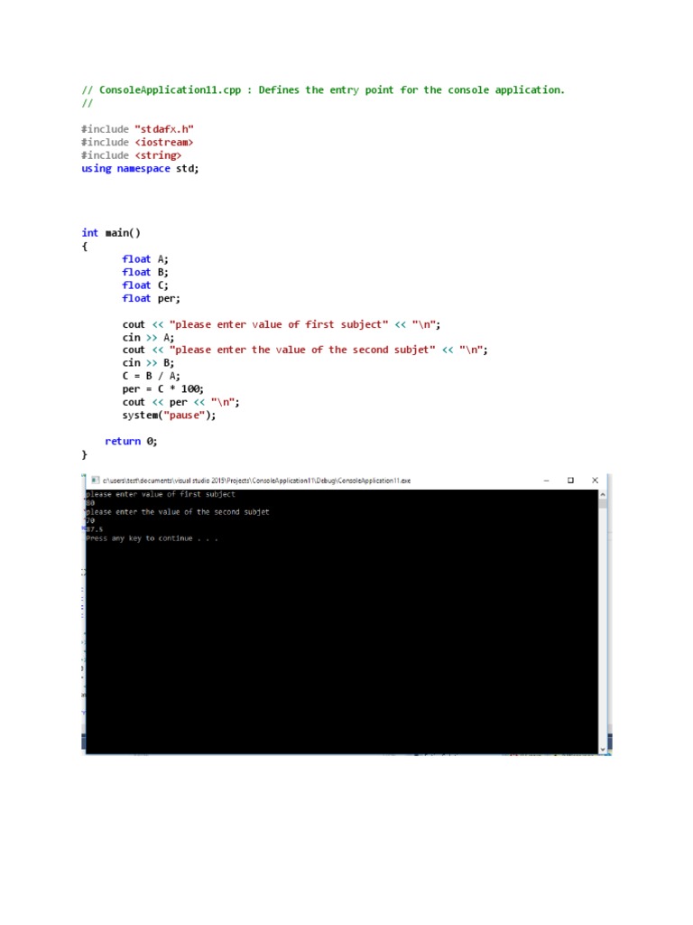 "Stdafx.h" : #Include #Include #Include | PDF | Teaching Methods & Materials | Computers