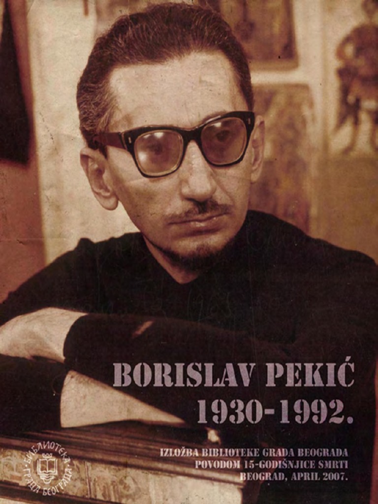 BGB Izlozba Borislav Pekic PDF | PDF