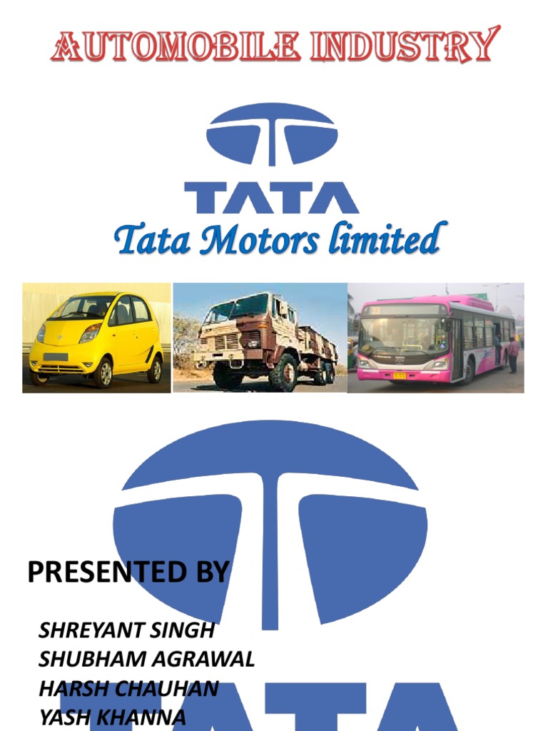 Tata Motors Ppt | Automotive Industry | Vehicles