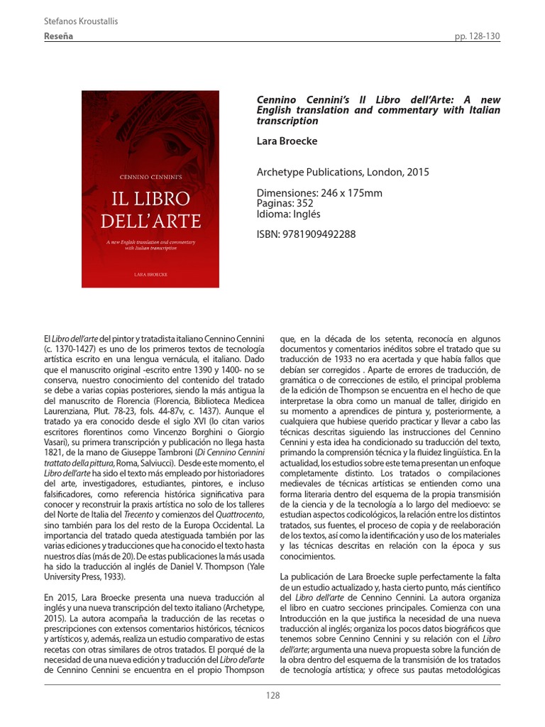 Dialnet CenninoCenninisIlLibroDellArte 5590170 | PDF | Pinturas ...