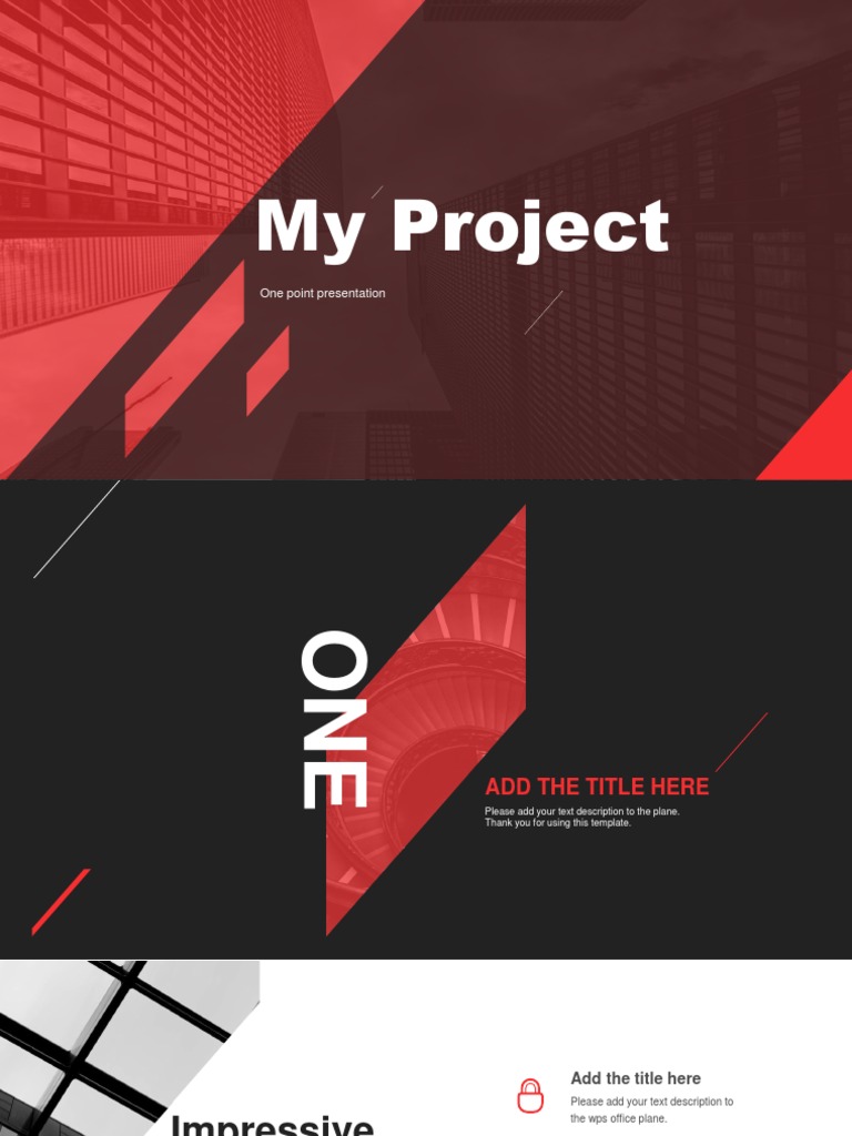 My Project: One Point Presentation | PDF | Office Software ...