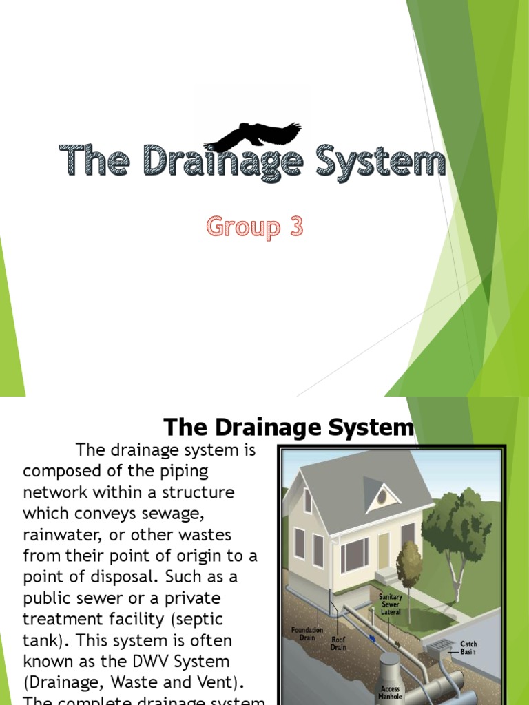The Drainage System of A House | PDF | Plumbing | Storm Drain