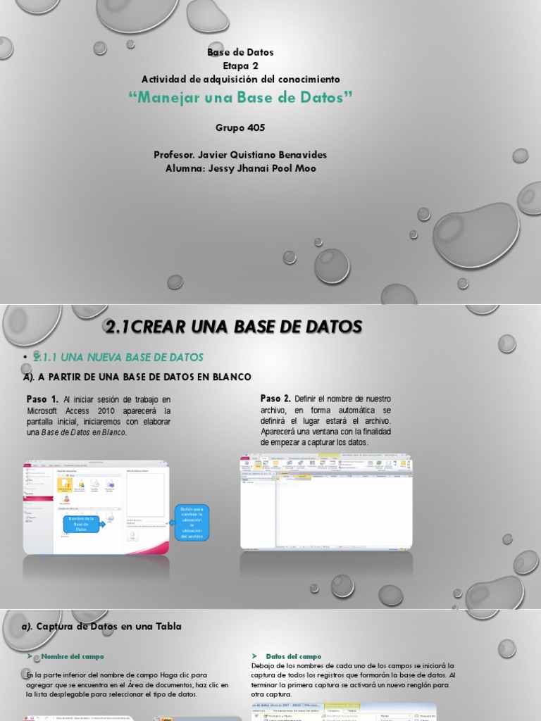 Etapa 4 Presentacion Powerpoint | PDF | Tabla (base de datos) | Point and Click