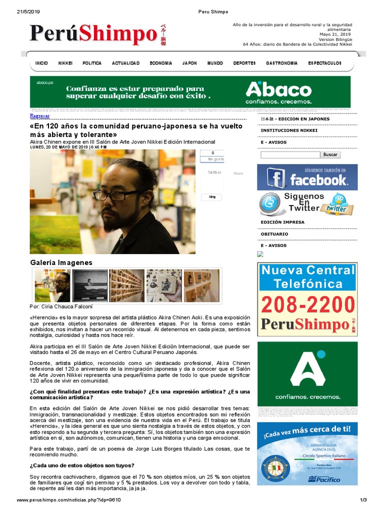 En 120 Años La Comunidad Peruano-Japonesa | PDF | Perú | Artes (general)