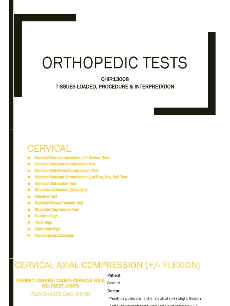 Orthopedic Tests | PDF | Human Leg | Knee