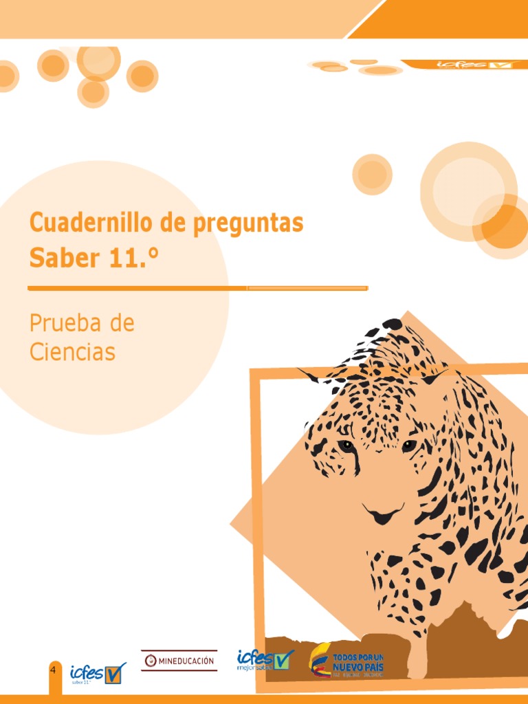 Cuadernillo de Preguntas-Saber 11 - Ciencias Naturales | PDF | Adn | Resistencia Eléctrica y ...