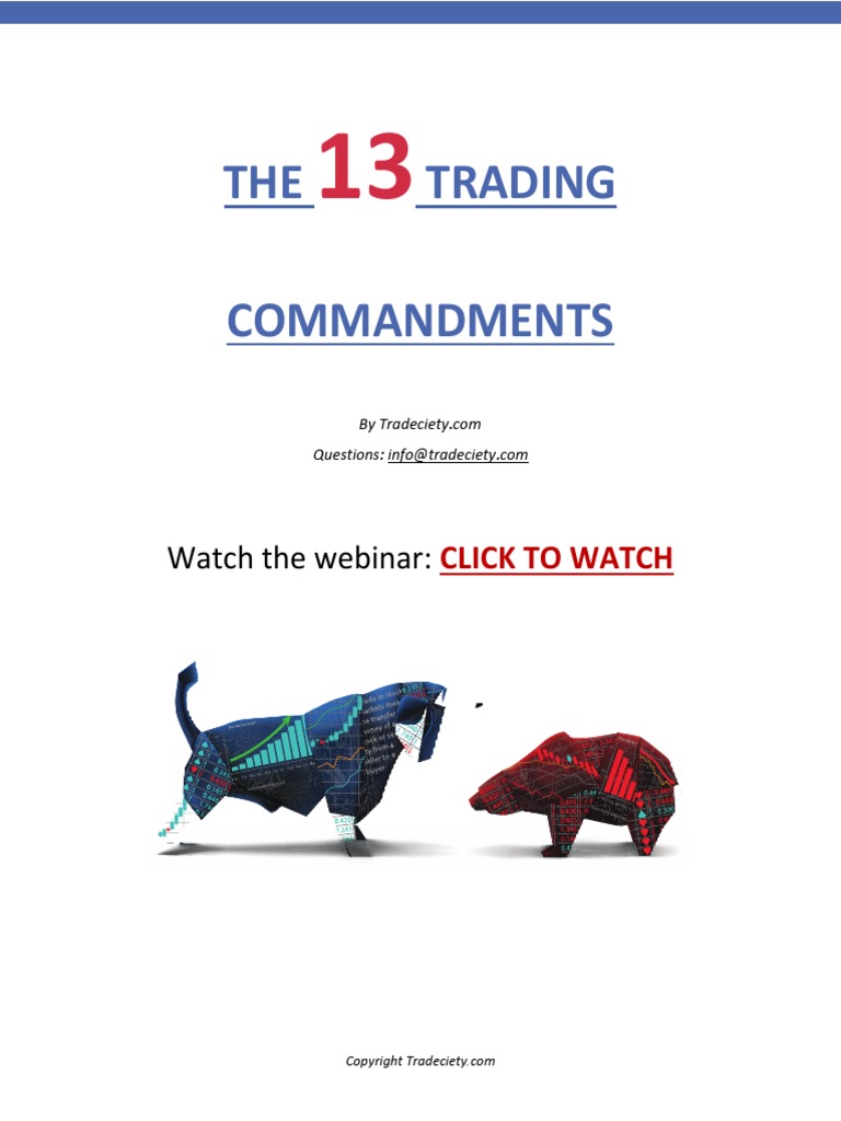 13 Commandments PDF | PDF | Algorithmic Trading | Risk