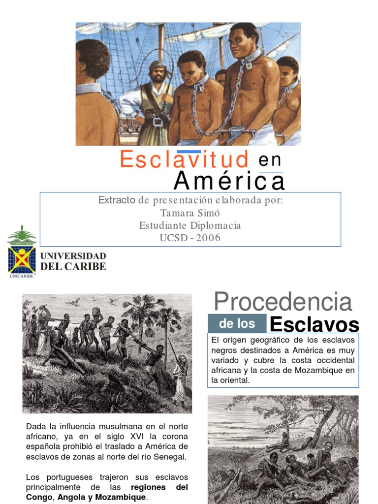 Esclavitud en América | Descargar gratis PDF | Esclavitud | Violencia