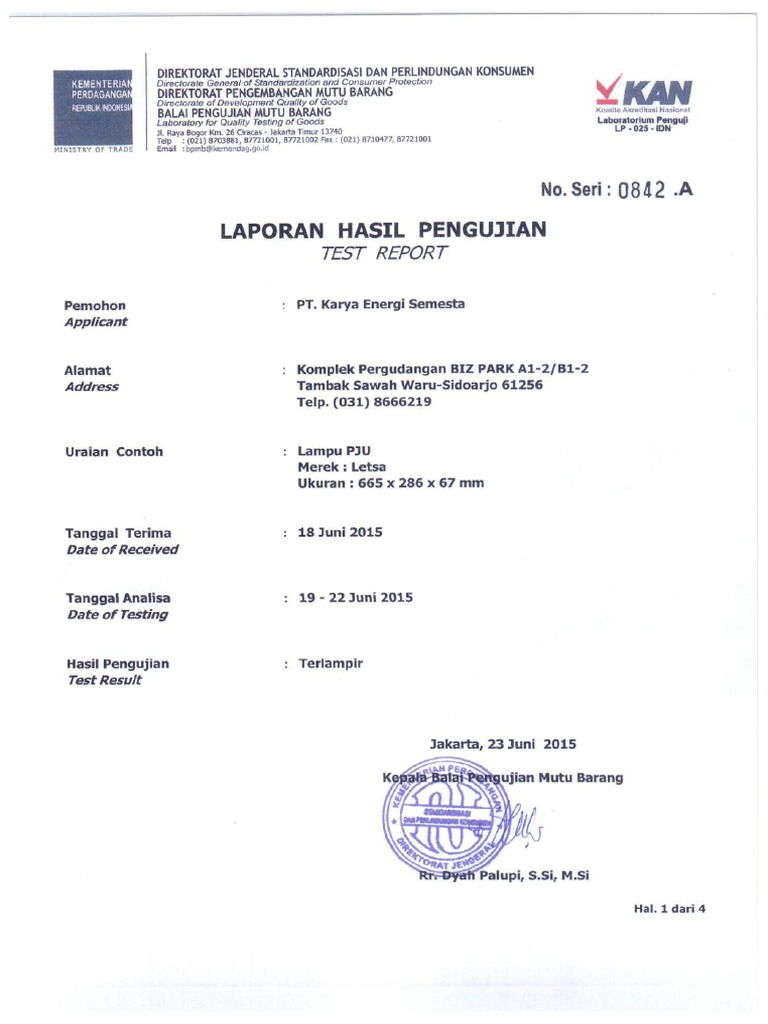 IP65 Procedure | PDF