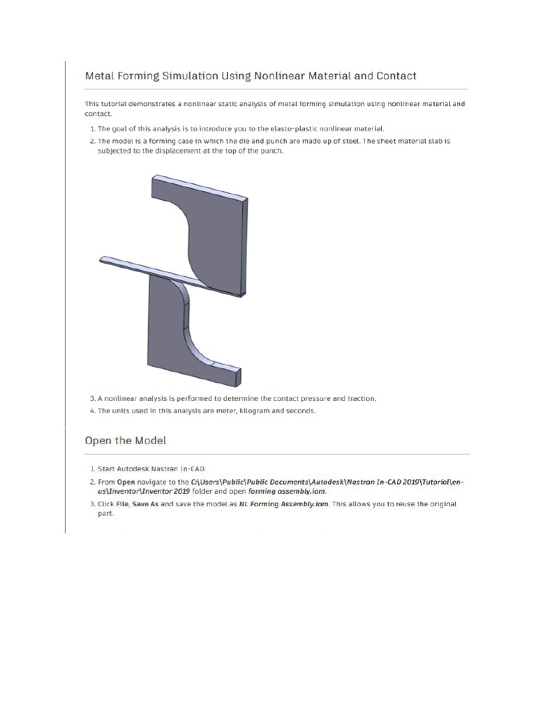 Nastran CAD Tutorial From Autodesk | PDF