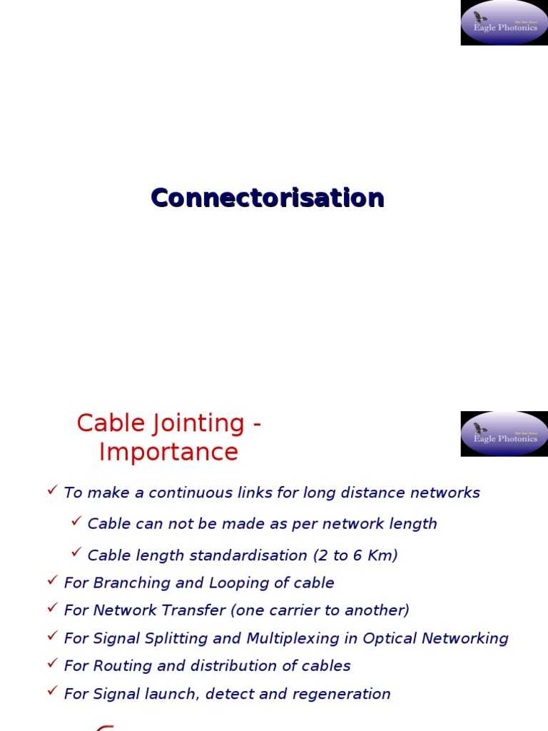 Connectorization | PDF | Optical Fiber | Computer Network