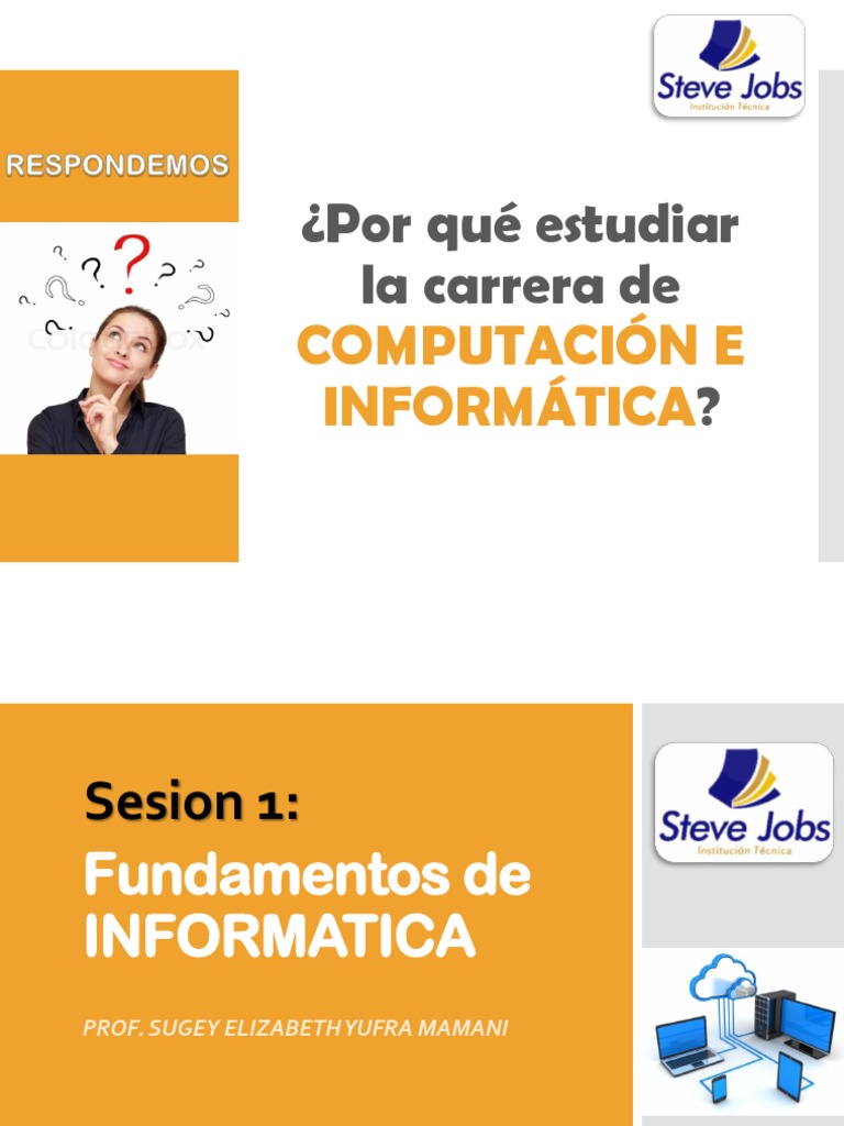 Fundamentos de Computacion e Informatica | PDF