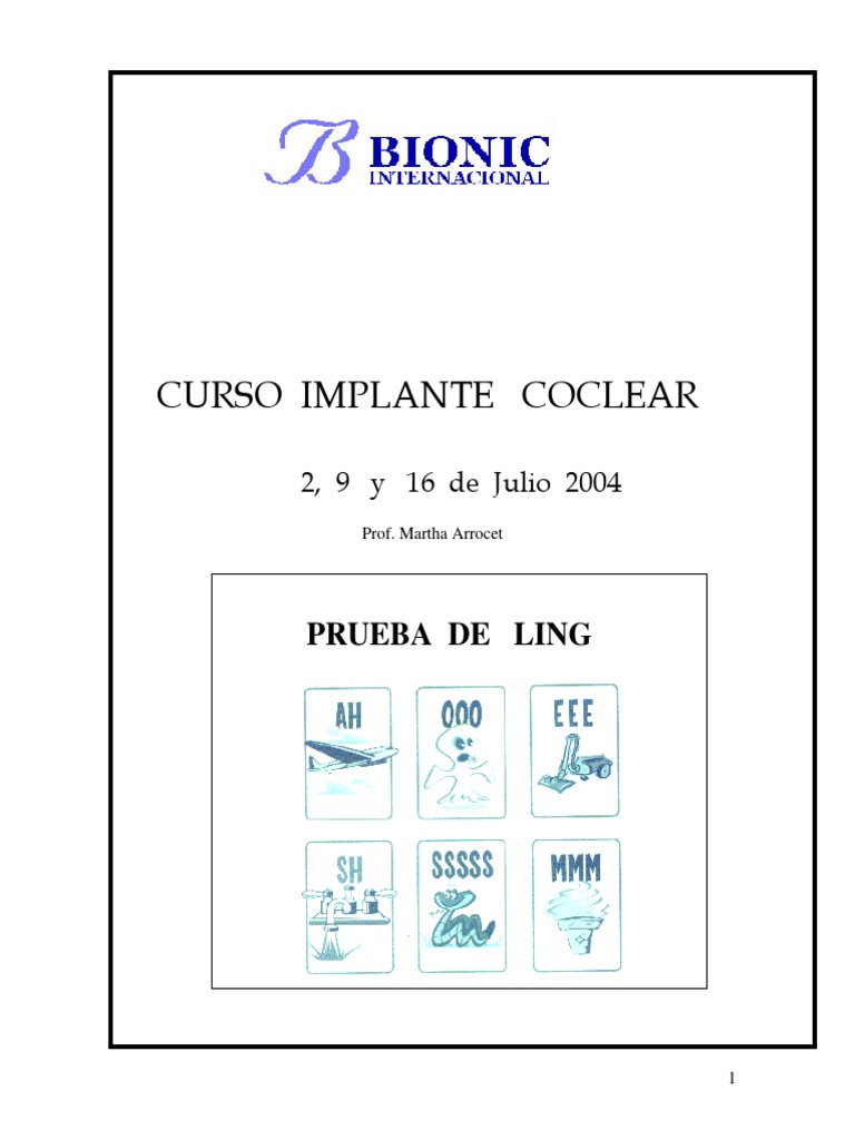 Prueba de Ling | PDF | Vocal | Sonido