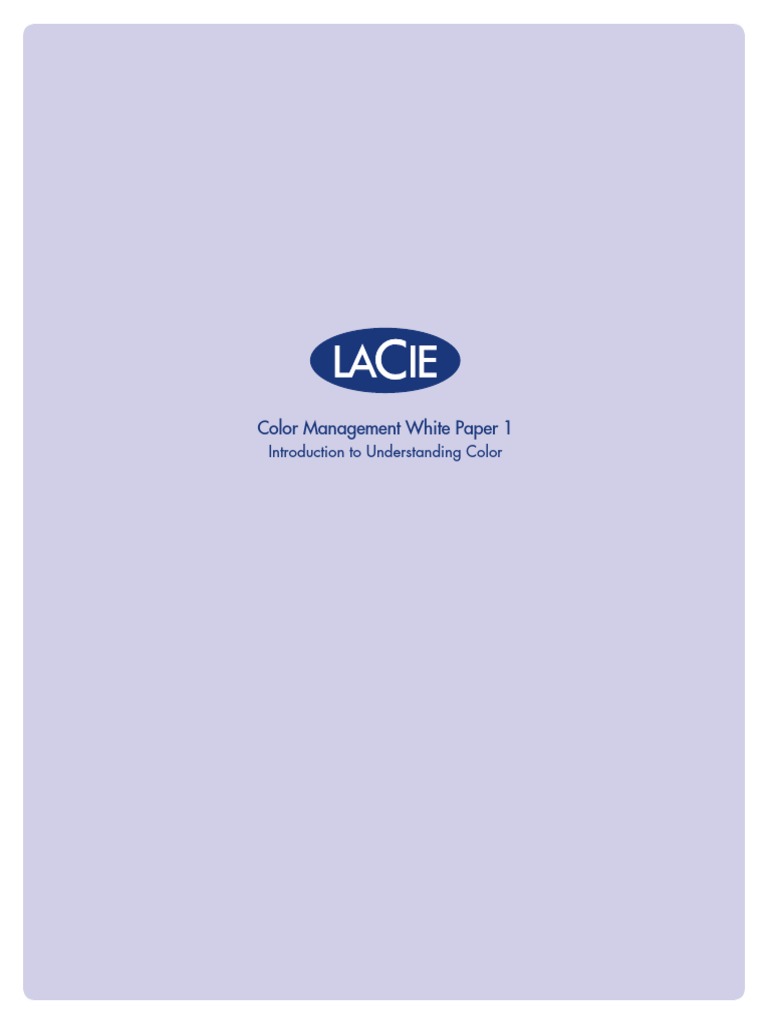 Introduction To Understanding Color | PDF | Color | Light