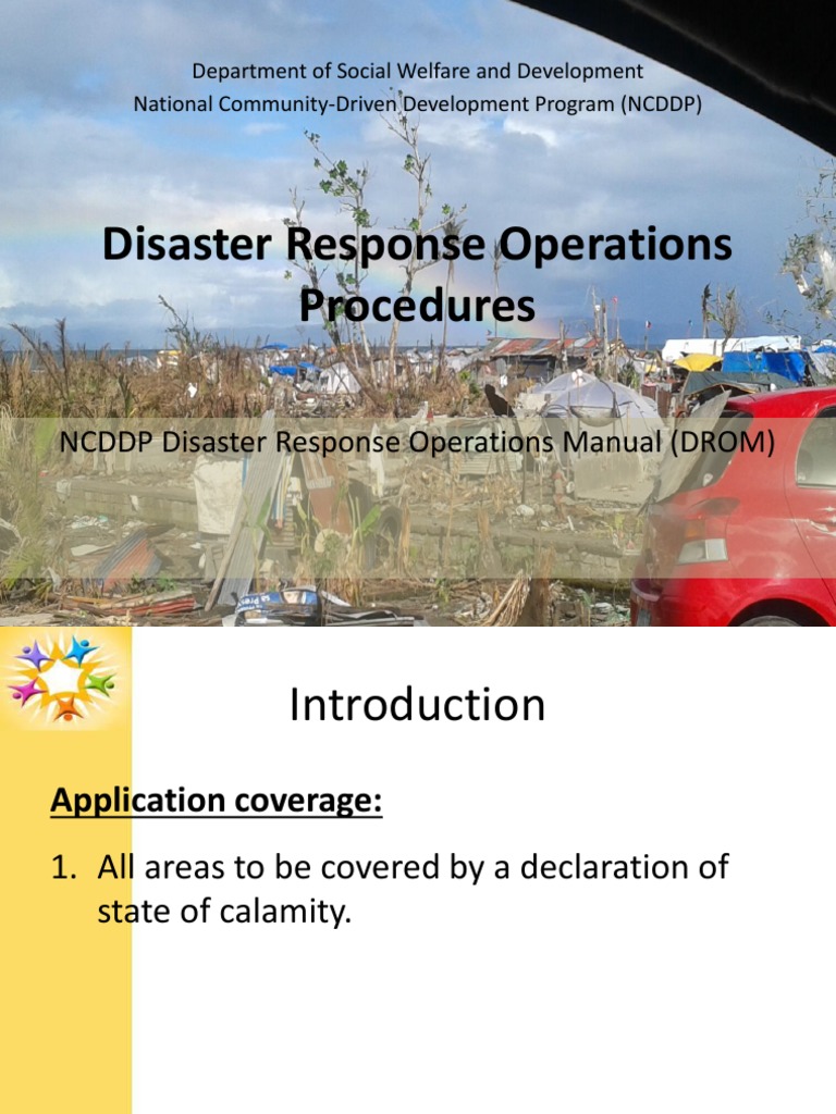NCDDP Disaster Response Operations Manual (DROM) | PDF | Levee ...