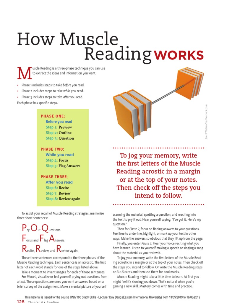 Reading How Muscle: Works | PDF | Study Skills | Question