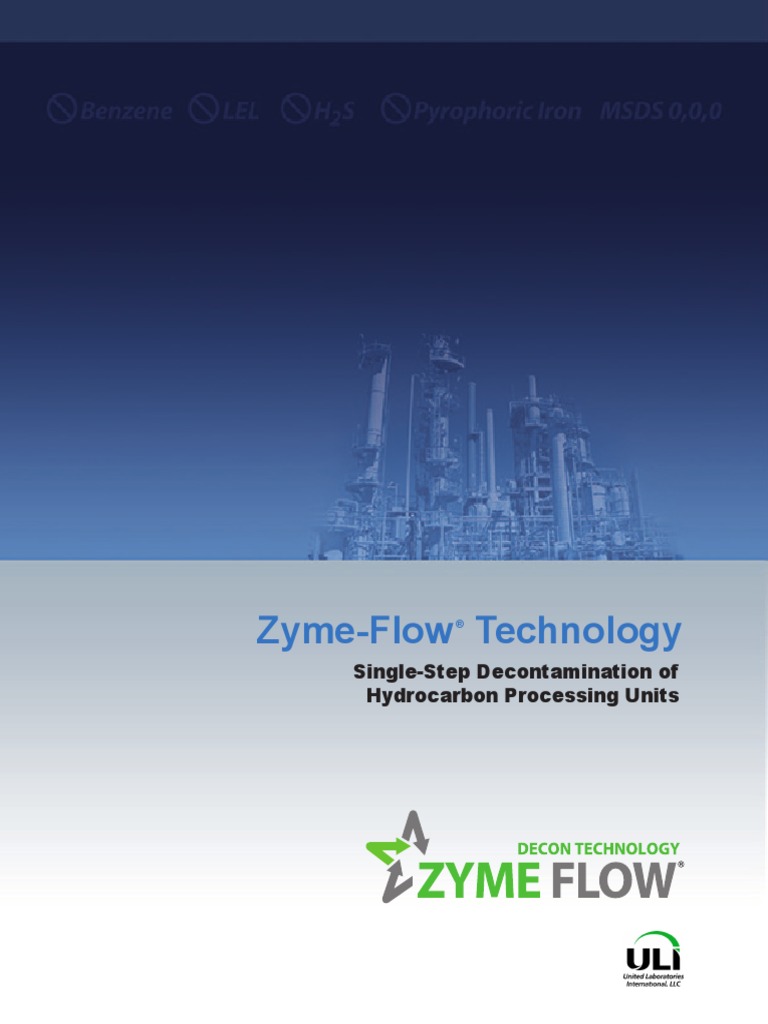 Zyme-Flow Decon Technology R6 Promo PDF | PDF | Oil Refinery | Sulfur