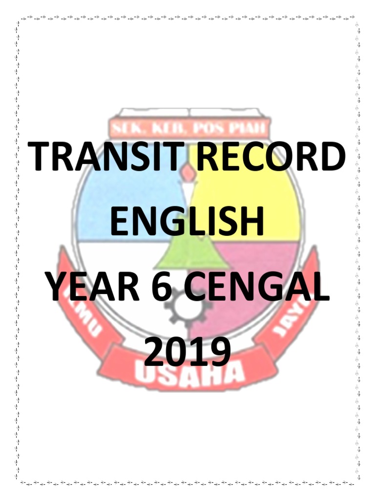 Front Page Transit Record | PDF
