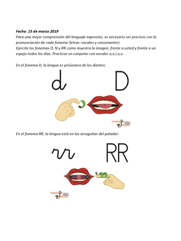 Fonema D | PDF