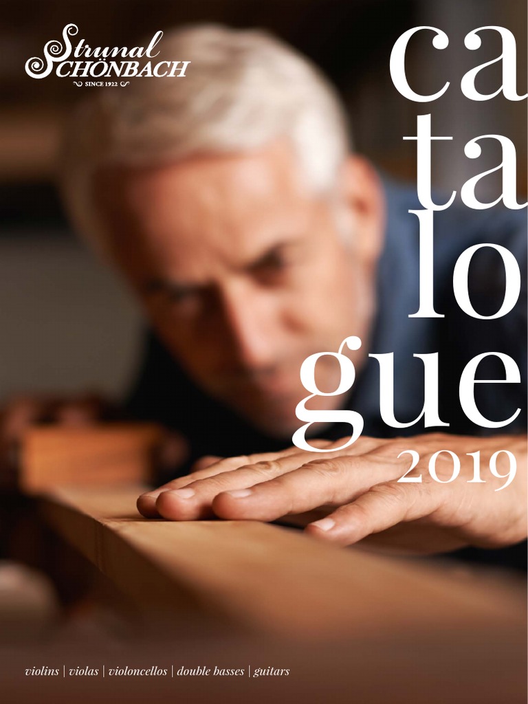 E-Catalogue - 2019 - ENG - Strunal Schönbach PDF | PDF | Guitars | Cello