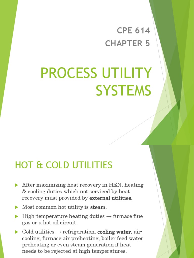 Process Utility Systems | PDF | Boiler | Steam