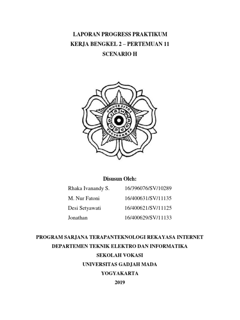 Laporan Progress Praktikum Kerja Bengkel 2 | PDF