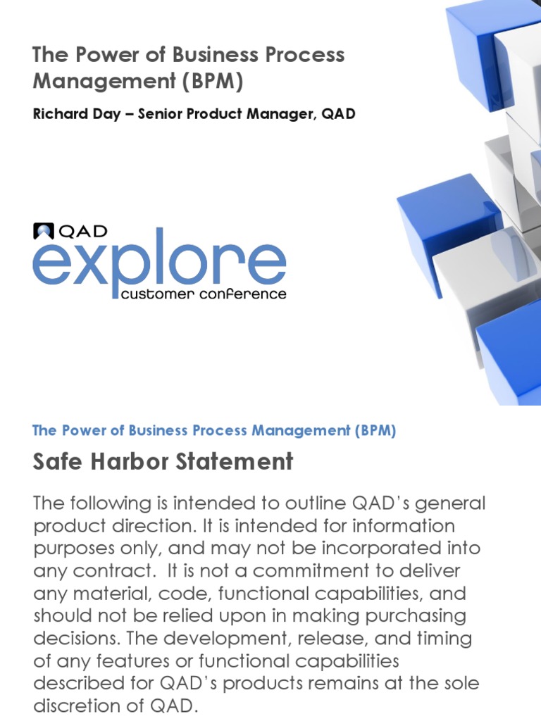 The Power of Business Process Management (BPM) : Richard Day - Senior ...