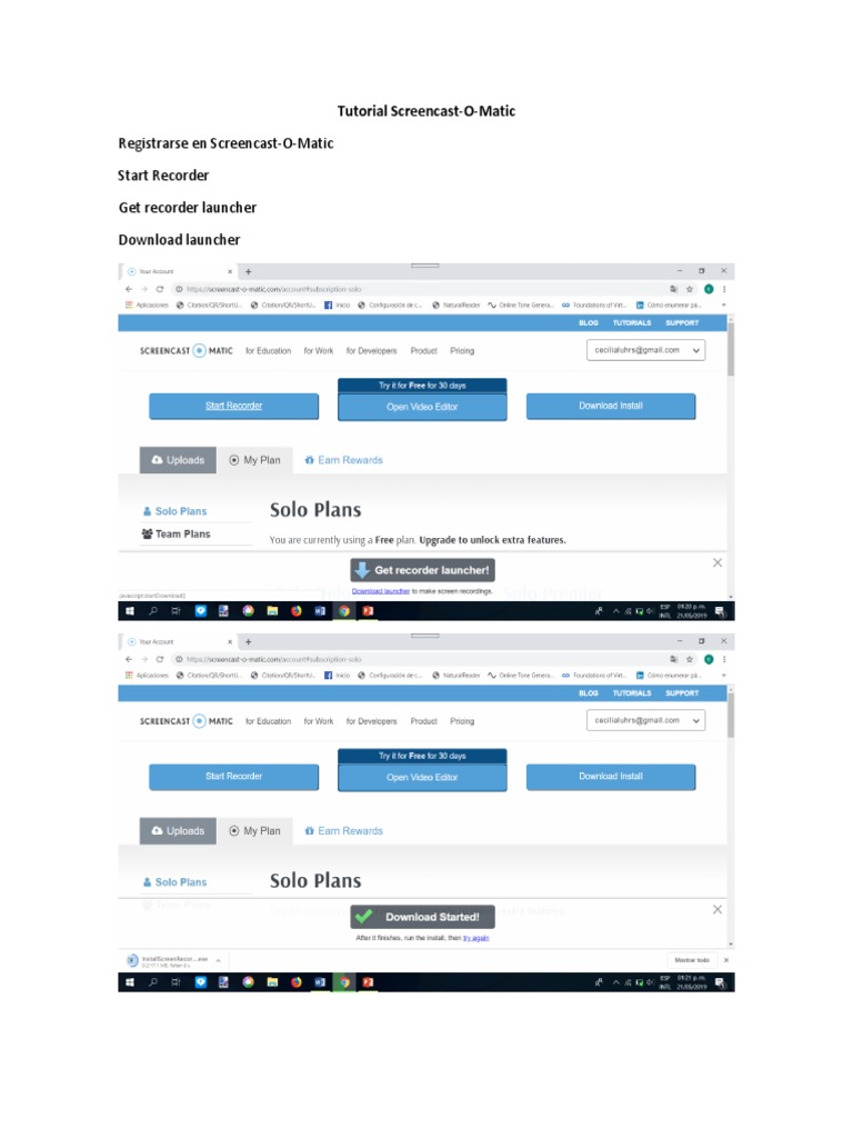 Tutorial Screencast O Matic Pdf