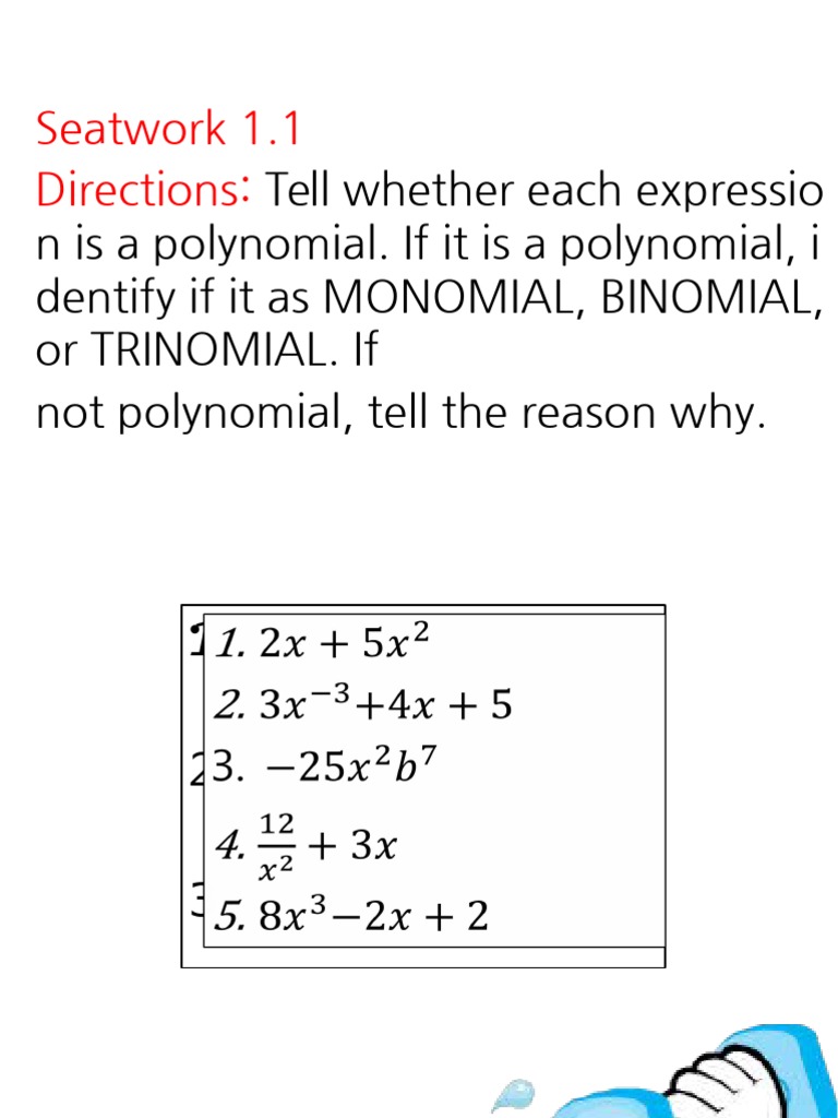 Day 1 2 Gcf Common Monomial Factor Factorization Polynomial