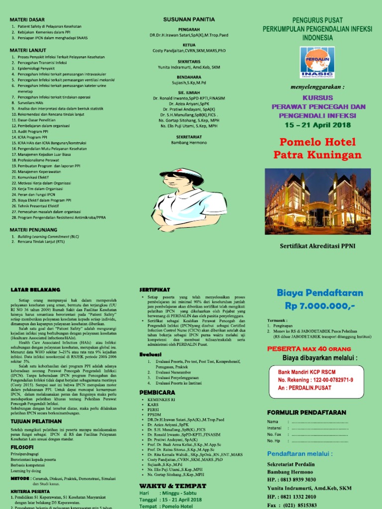 Brosur Pelatihan Ipcn PDF | PDF