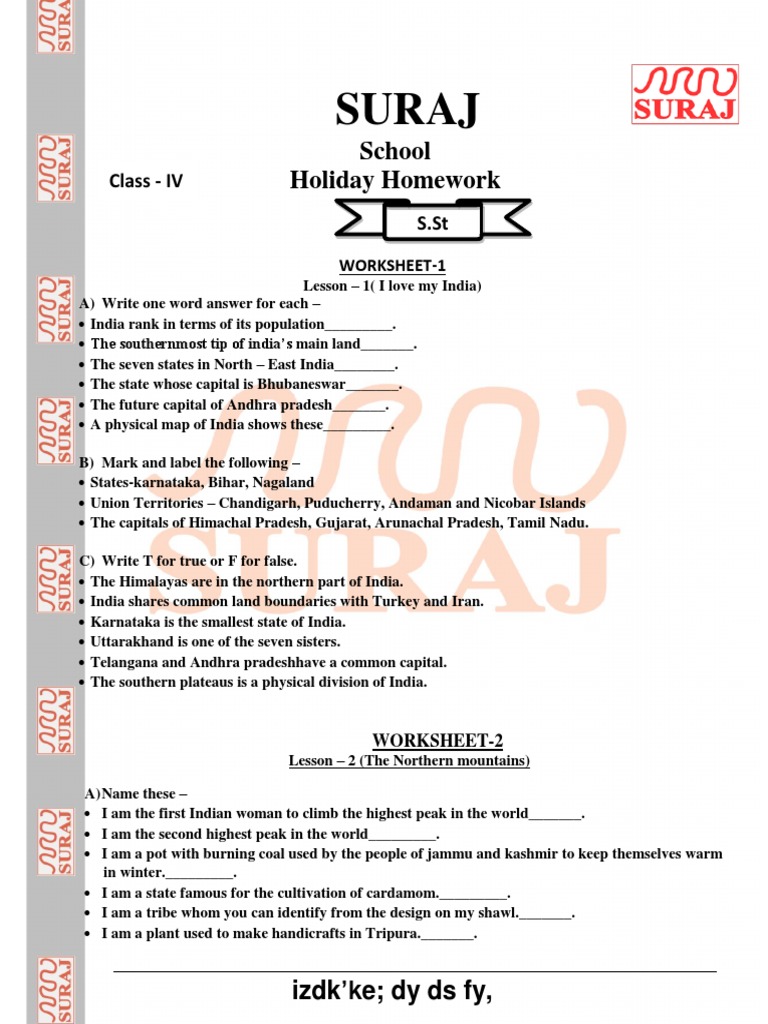 Final Class 4 SST Deepika Tripathy | PDF | Leaf | Photosynthesis