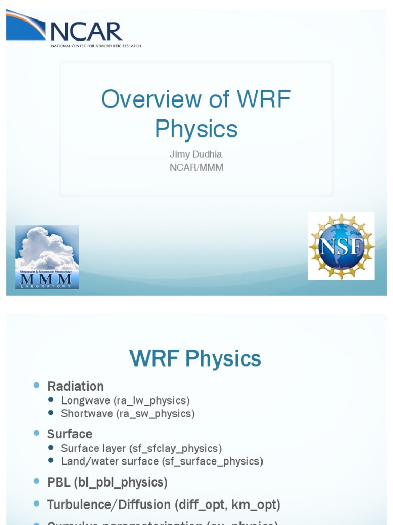 Radiation Parameterization Intro PDF | PDF | Cloud | Snow