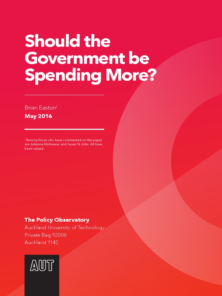 Should The Government Be Spending More? | PDF | Government Spending ...