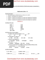 CBSE Class 5 Mathematics Sample Paper Set N | PDF | Geometry | Elementary Geometry