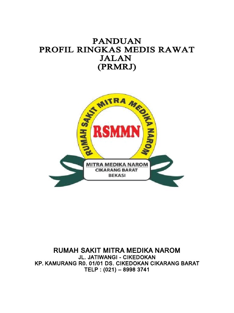 Panduan PRMRJ RS Mitra Medika | PDF | Pengembangan Diri | Kesehatan ...